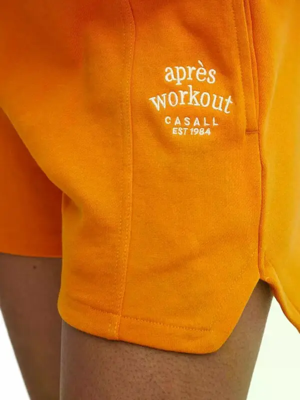 CASALL Logo-embroidered Side-slit Shorts