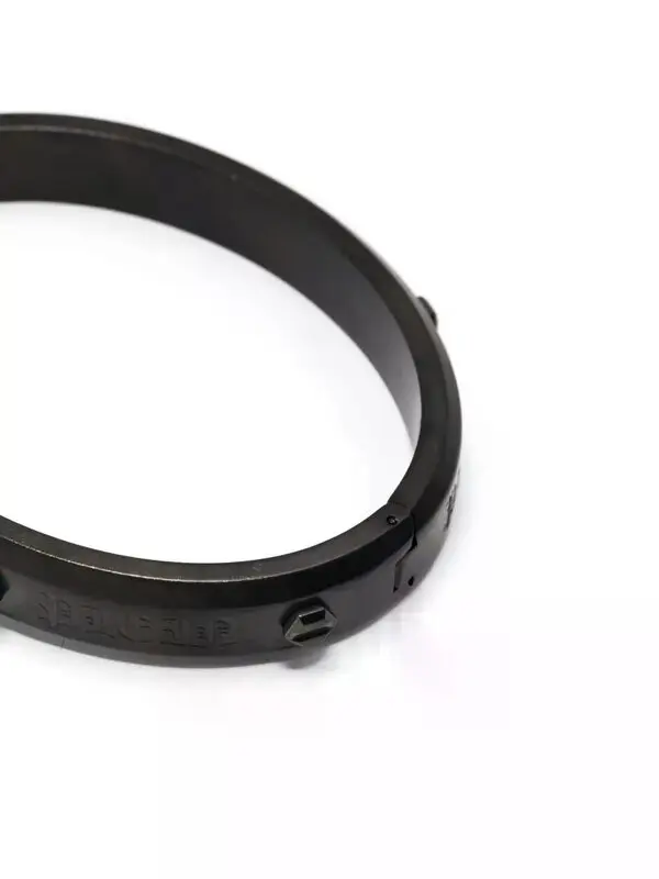Philipp Plein Hexagon Logo-engraved Bracelets