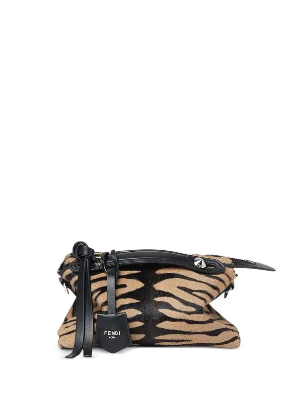 Fendi Minibag The Way Soft Mini In Pony-effect Leather With Tiger P