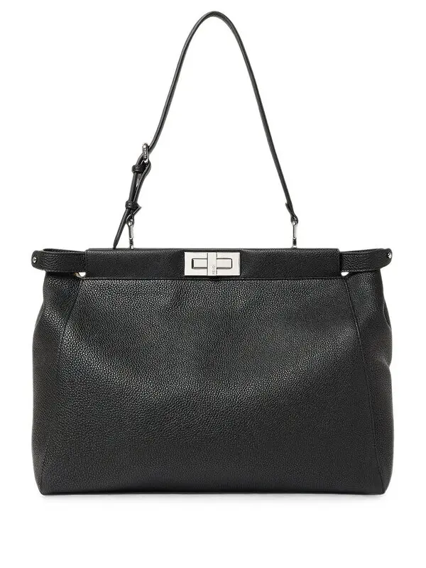 Fendi My Peekaboo Large Bag In Roman Leather