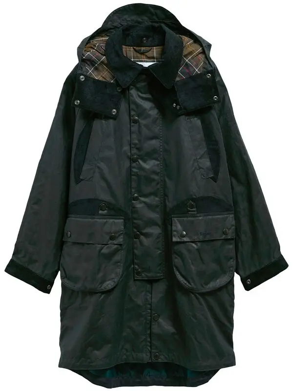 Barbour X Norbit: Long Waxed Jacket