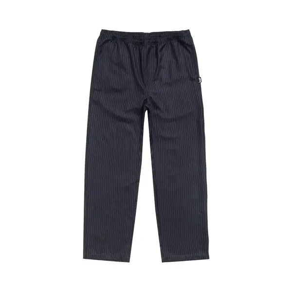 StÜssy Striped Wool Beach Pant 'navy Pinstripe