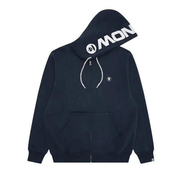 AAPE Now Zip-up Hoodie 'navy