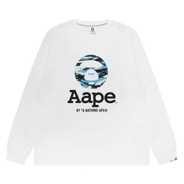 AAPE Unvs Long Sleeve Tee /blue