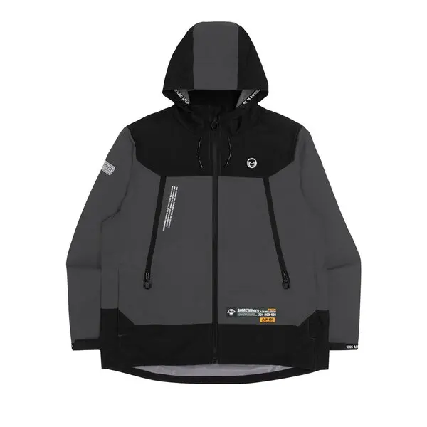 AAPE Moonface Hooded Utility Jacket