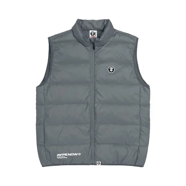 AAPE Moonface Zip-up Down Vest /light