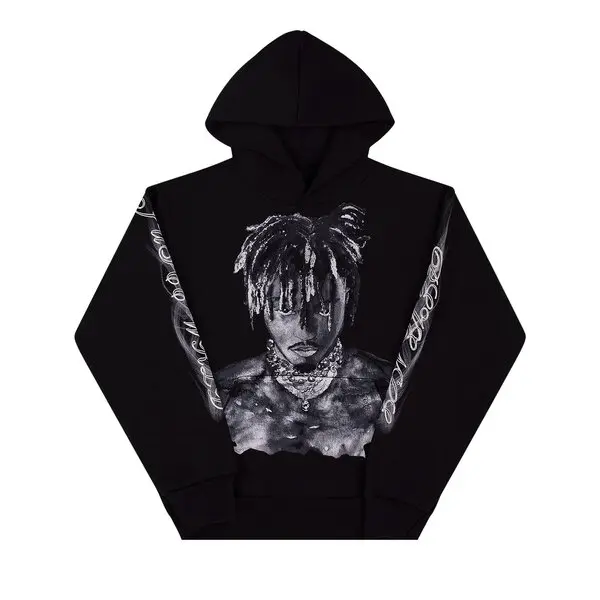 REVENGE X Juice Wrld 999 Graphite Portrait Hoodie