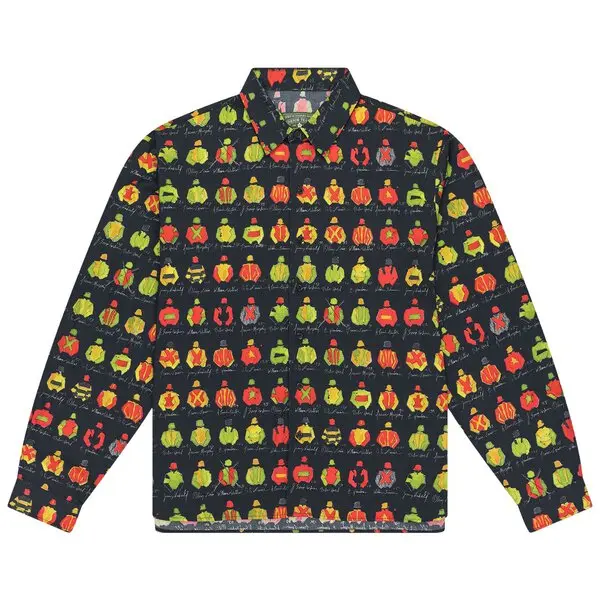 DENIM TEARS Watercolor Jockey Button Up