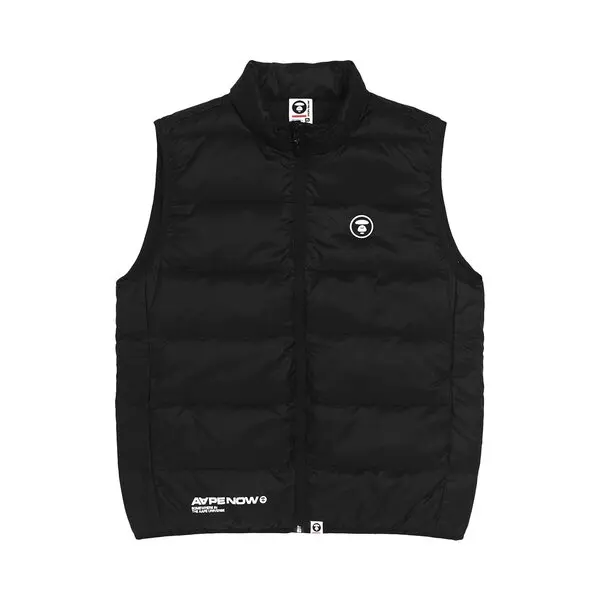 AAPE Moonface Zip-up Down Vest