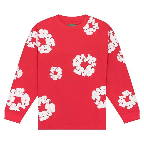 DENIM TEARS Cotton Wreath Long-sleeve Tee