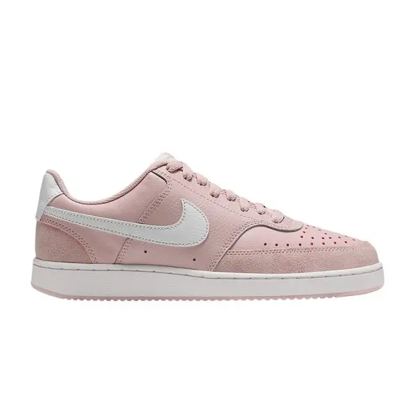 Nike Wmns Court Vision Low Suede 'silt Summit White - Red
