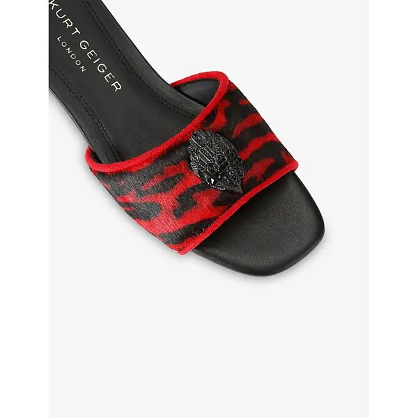 Kurt Geiger Kensington Woven Flat Sandals