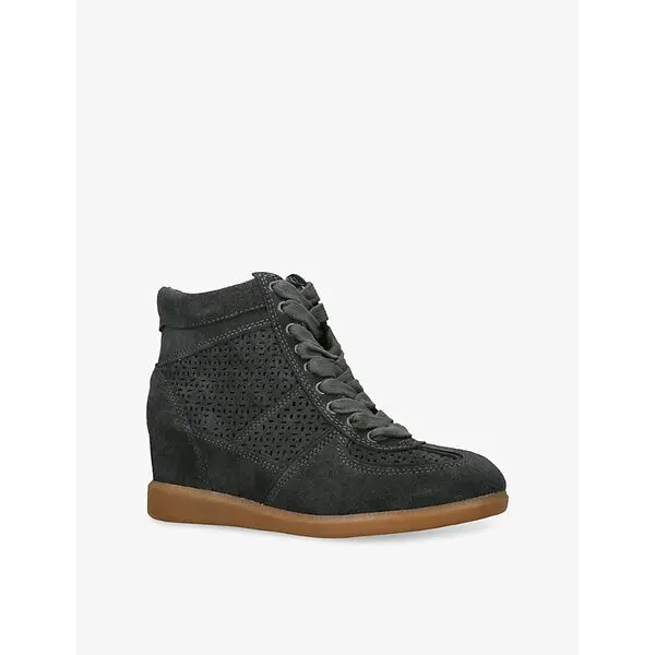 Dolce Vita Irlah Lace-up Suede Wedges