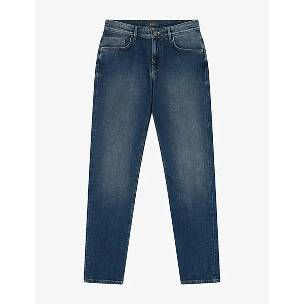 Boggi Milano Straight Regular-fit Stretch-denim Jeans