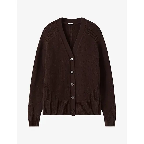 JOSEPH Lele V-neck Relaxed-fit Cashmere Cardigan