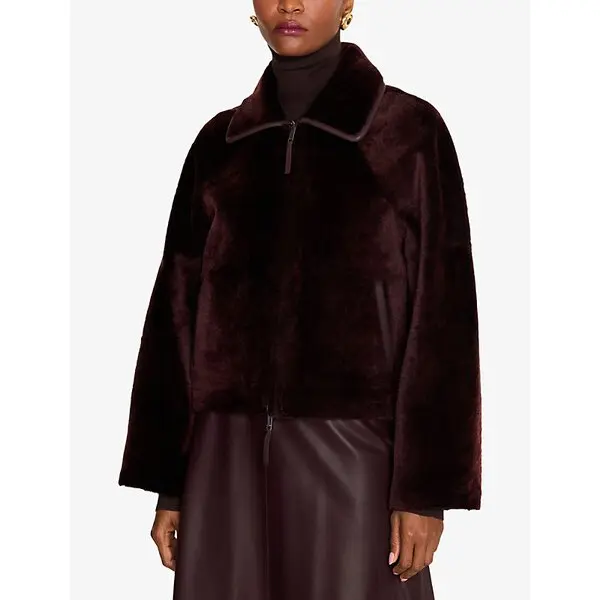 JOSEPH Kyro Reversible Shearling And Leather Jacket