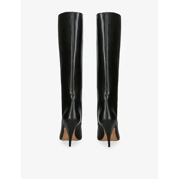 JUDE Theresa Heeled Knee-high Leather Boots