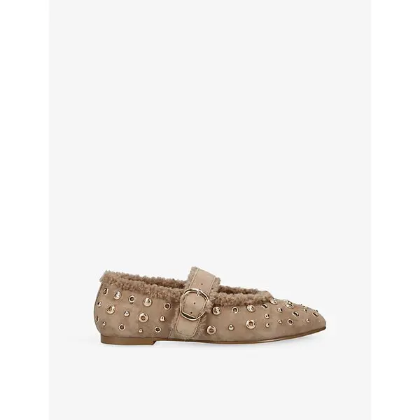 Dolce Vita Mella Stud Flat Leather Mary Janes