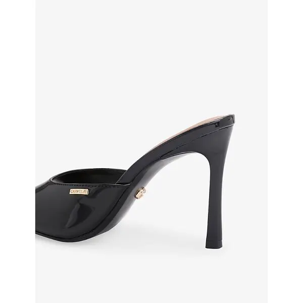 Carvela Isabella Heeled Faux-leather Mules