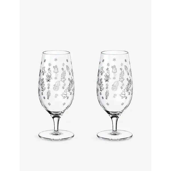 VILLEROY & BOCH Toy's Delight Beer Glasses Set Of Two - Clear