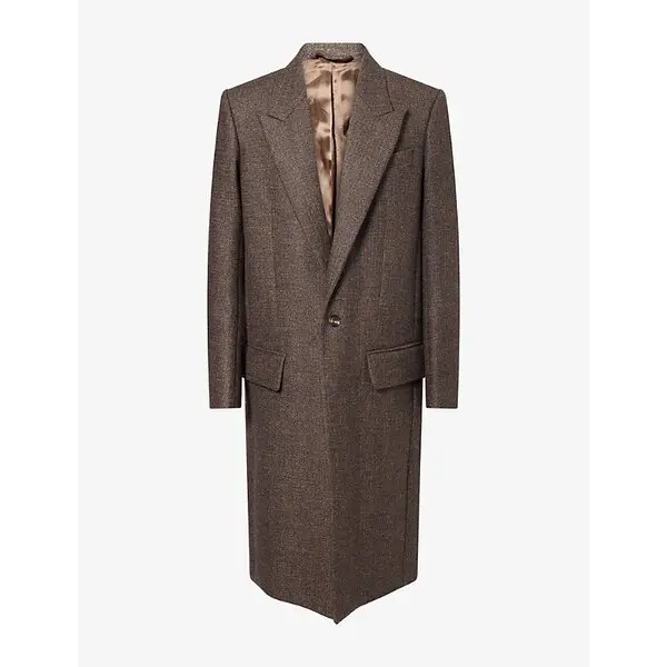 Acne Studios Tailored Single-breasted Wool-blend Coat