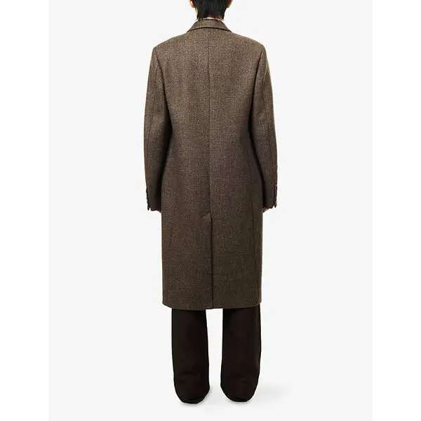 Acne Studios Tailored Single-breasted Wool-blend Coat