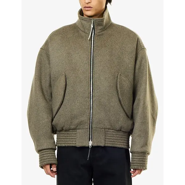 Jacquemus Le Losange Wool Bomber Jacket