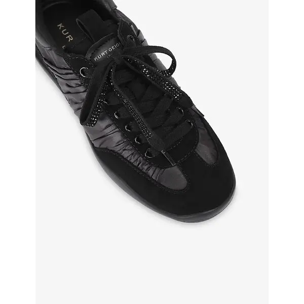 Kurt Geiger Royal Fabric And Suede Trainers