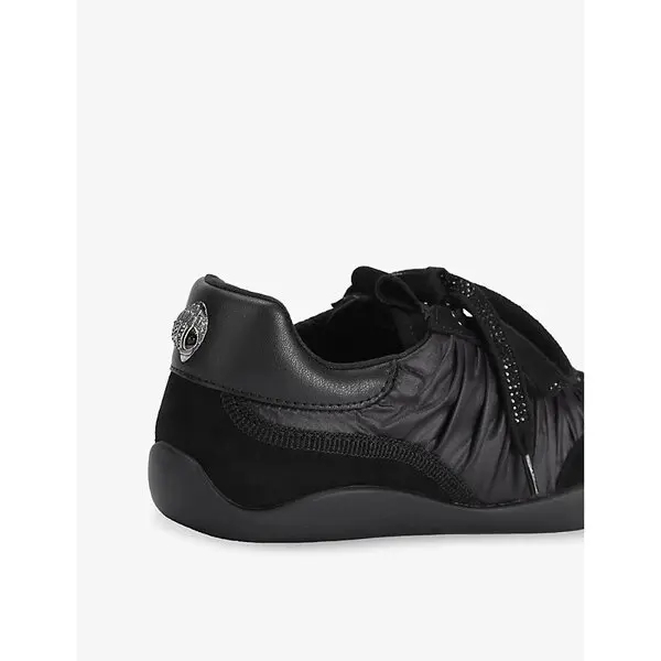 Kurt Geiger Royal Fabric And Suede Trainers