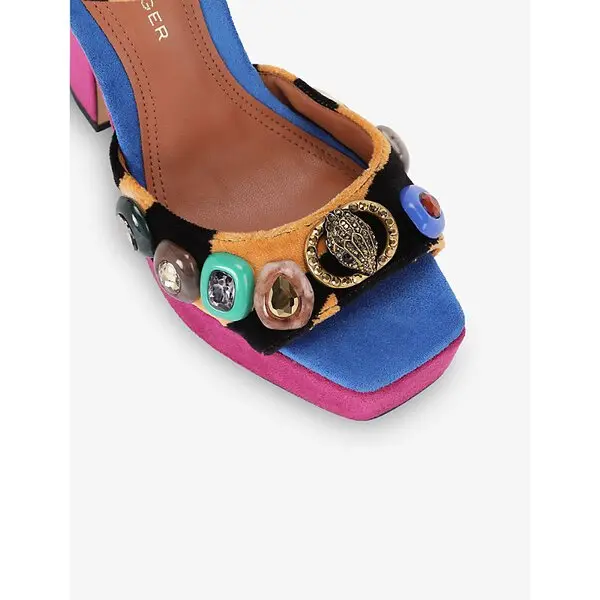 Kurt Geiger Chelsea Platform-heel Woven Heels