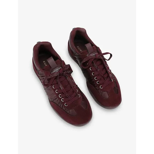 Kurt Geiger Royal Fabric And Suede Trainers