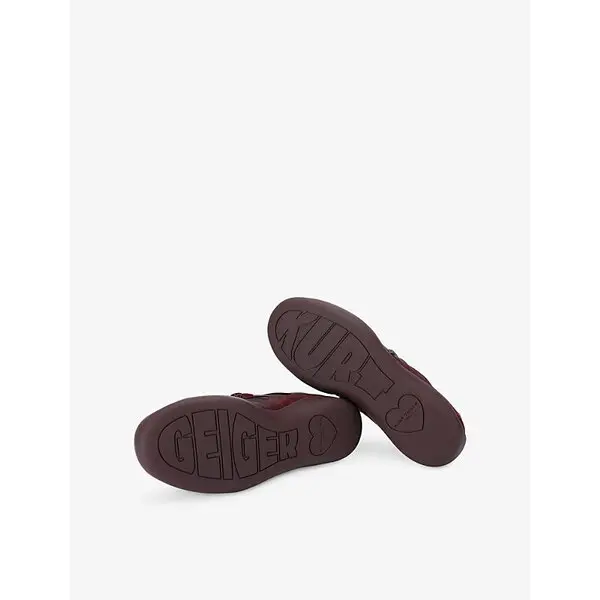 Kurt Geiger Royal Fabric And Suede Trainers