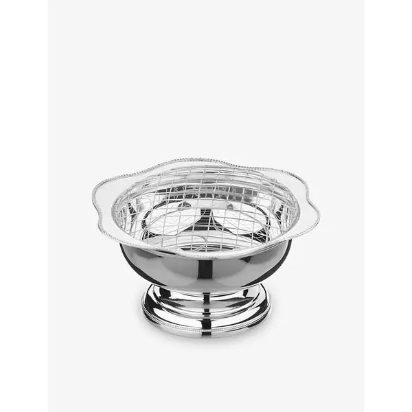 ARTHUR PRICE Mounted Rose Silver-plated Bowl
