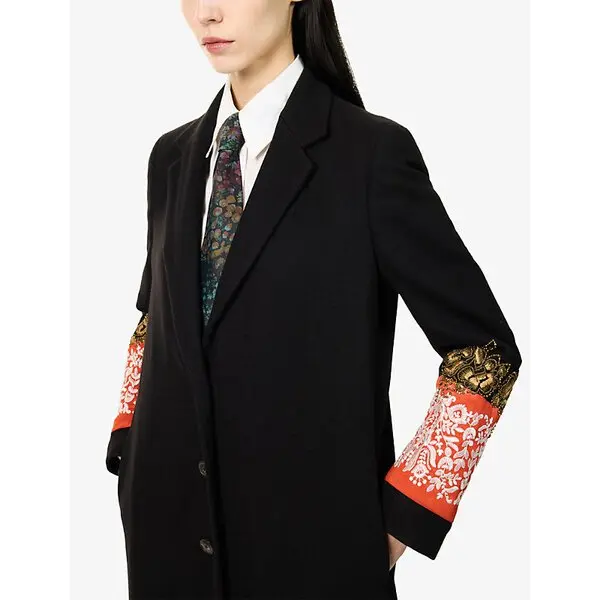 Dries Van Noten Richy Single-breasted Wool Coat