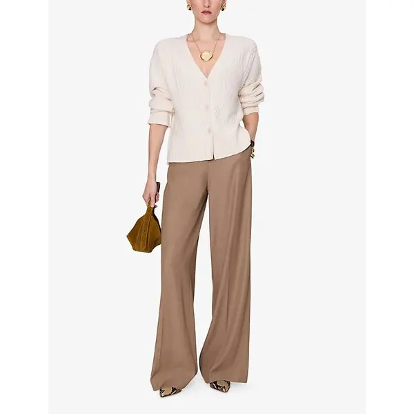 JOSEPH Aristea Rib Merino-wool Cardigan