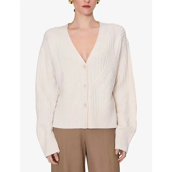 JOSEPH Aristea Rib Merino-wool Cardigan