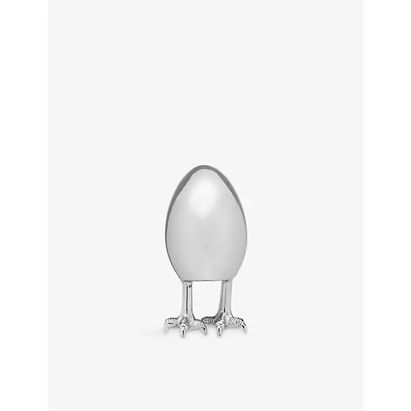 ANNA + NINA Eggy Wonder Nickel-plated Brass Figure
