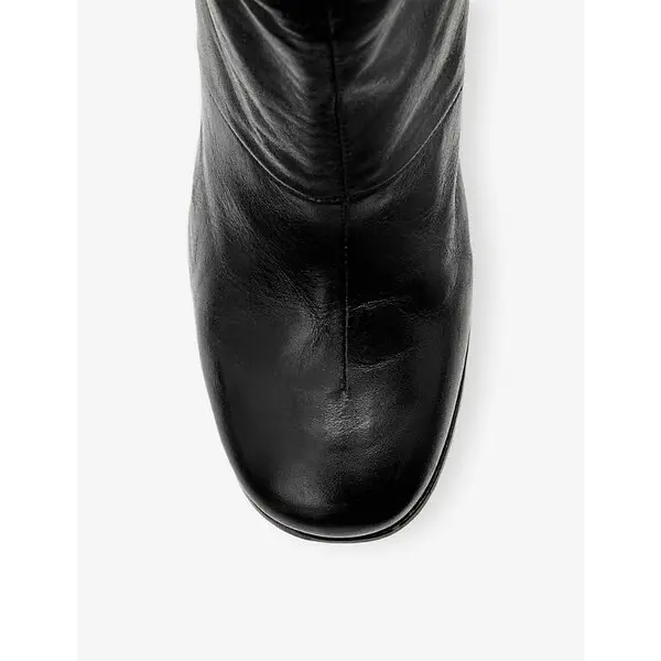 ALLSAINTS Marisa Heeled Leather Knee-high Boots