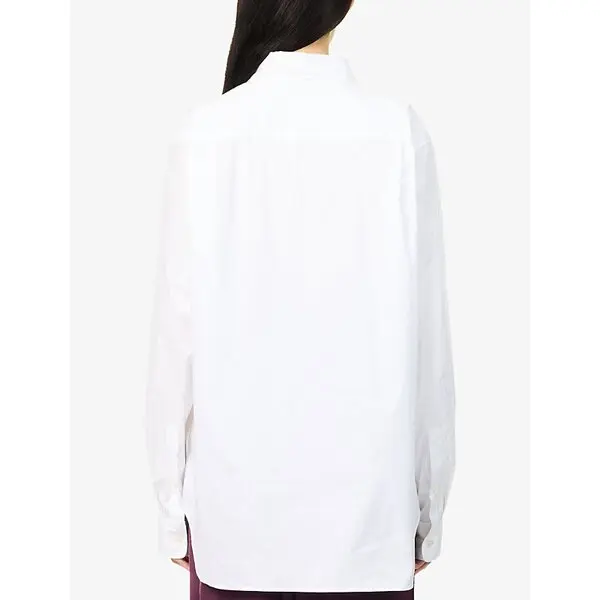 Dries Van Noten Cheers Embellished Cotton Shirt