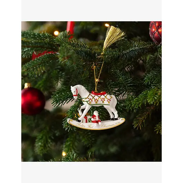 VILLEROY & BOCH Christmas Classics Rocking Horse Christmas Decoration
