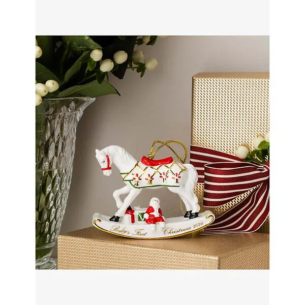 VILLEROY & BOCH Christmas Classics Rocking Horse Christmas Decoration