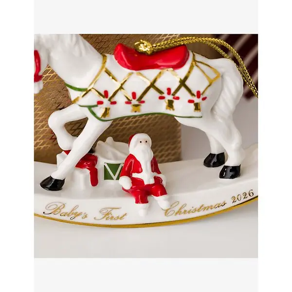 VILLEROY & BOCH Christmas Classics Rocking Horse Christmas Decoration