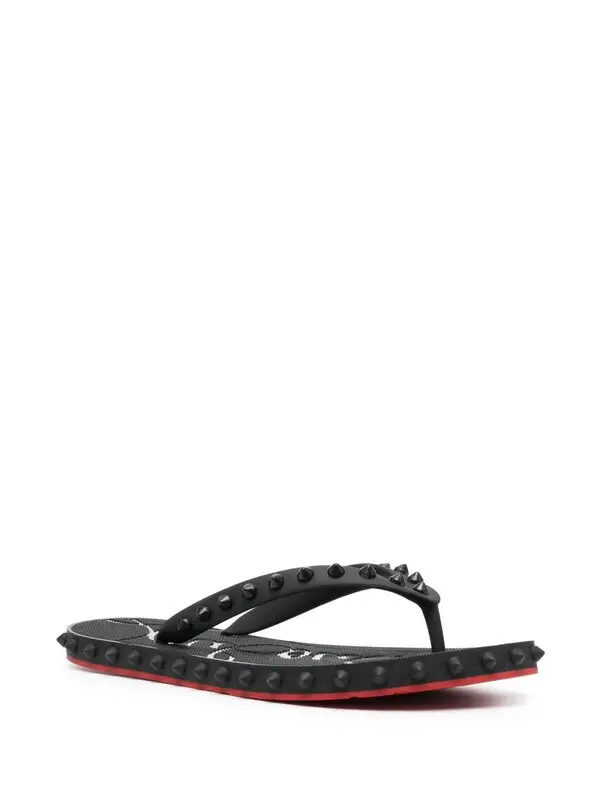 CHRISTIAN LOUBOUTIN Super Loubi Flip Flops - Multicolor