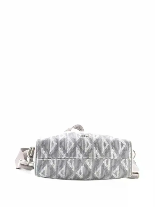 Dior Lingot Messenger Bag Cd Diamond Coated Canvas Crossbody Bag
