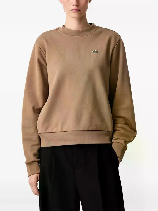 Lacoste Relaxed Fit Fleece Crew Neck Sweatshirt