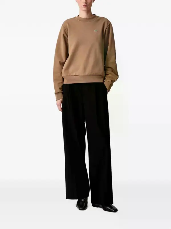Lacoste Relaxed Fit Fleece Crew Neck Sweatshirt