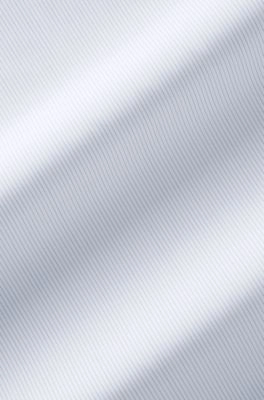 BOSS By Beckham Slim-fit Shirt In Striped Cotton