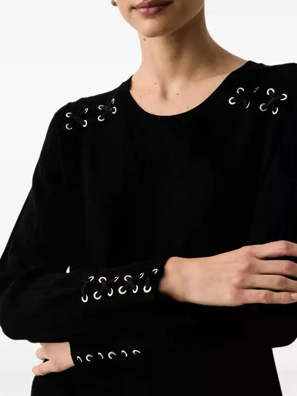 Liu Jo Dress In Knit With Laces