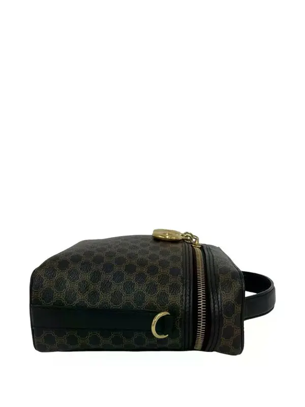 Celine 1998 Macadam Coated Canvas Vanity Bag