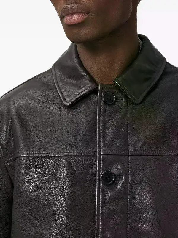 ALLSAINTS Nates Leather Jacket